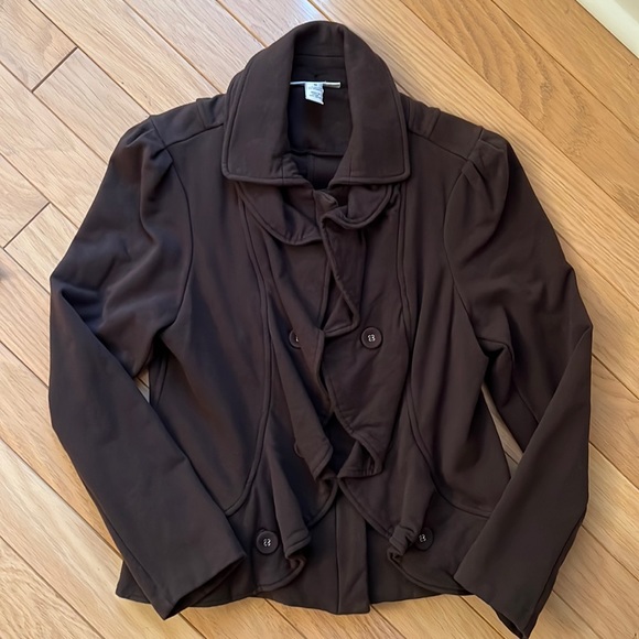 Style & Co. | Jackets & Coats | Rich Brown Jacket With Lots Of Fun ...